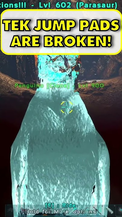 RAIDING WITH A TEK JUMP PAD! #shorts #ark #arksurvivalevolved - YouTube