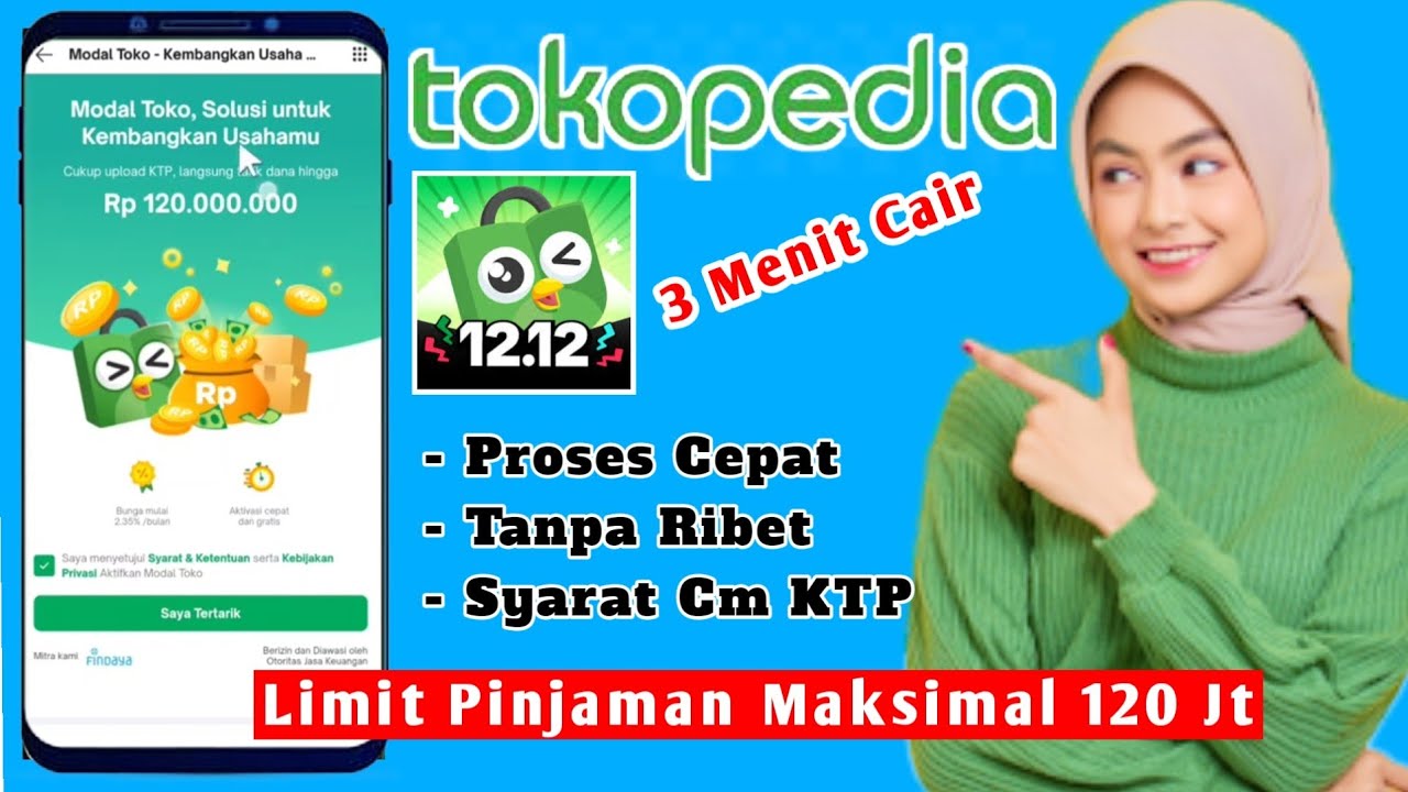 TOKOPEDIA - Review Toko Modal Terbaru Limit Hingga 120 Jt - YouTube