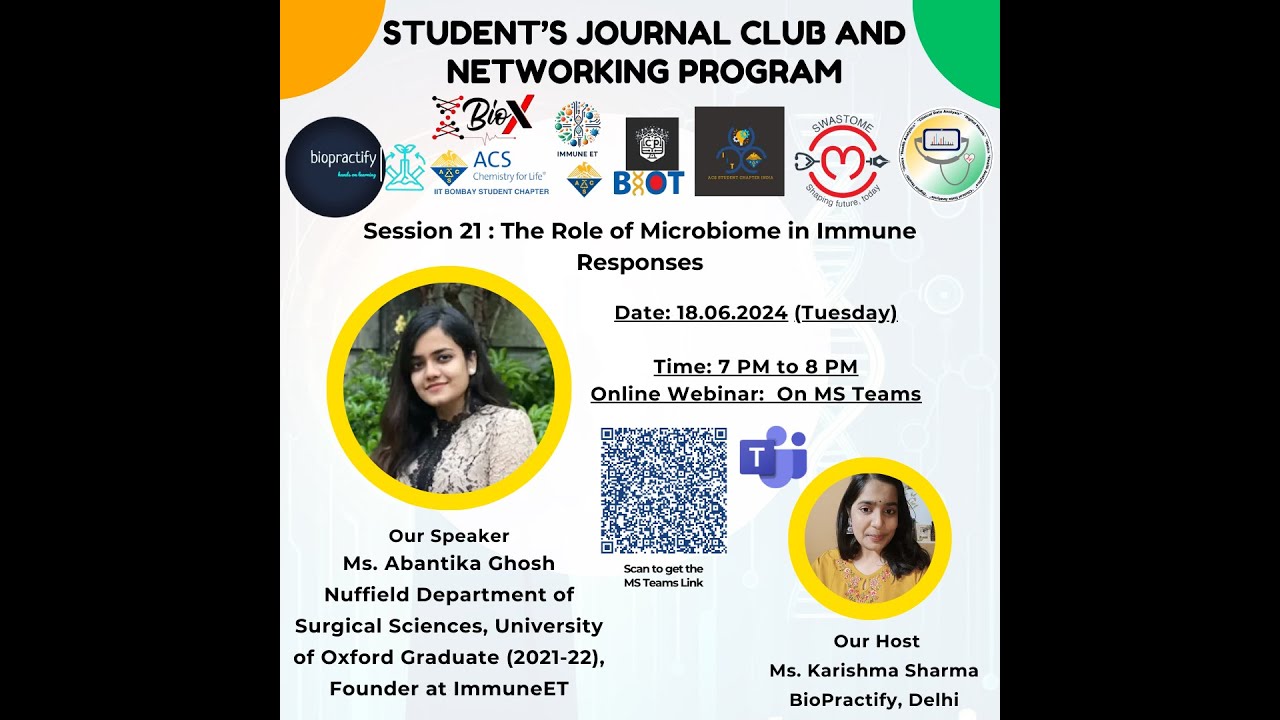 Student Journal Club and Networking Program Session 21 #research #iit ...
