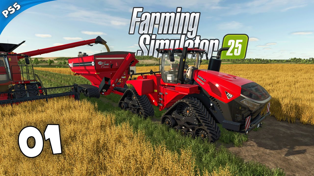 My First Day on the Farm! Exploring Farming Simulator 25, Intro ...