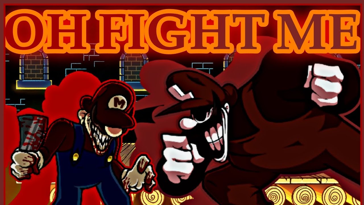 Oh Fight Me / Oh God No but Horror Mario and MX sings it (FNF cover ...