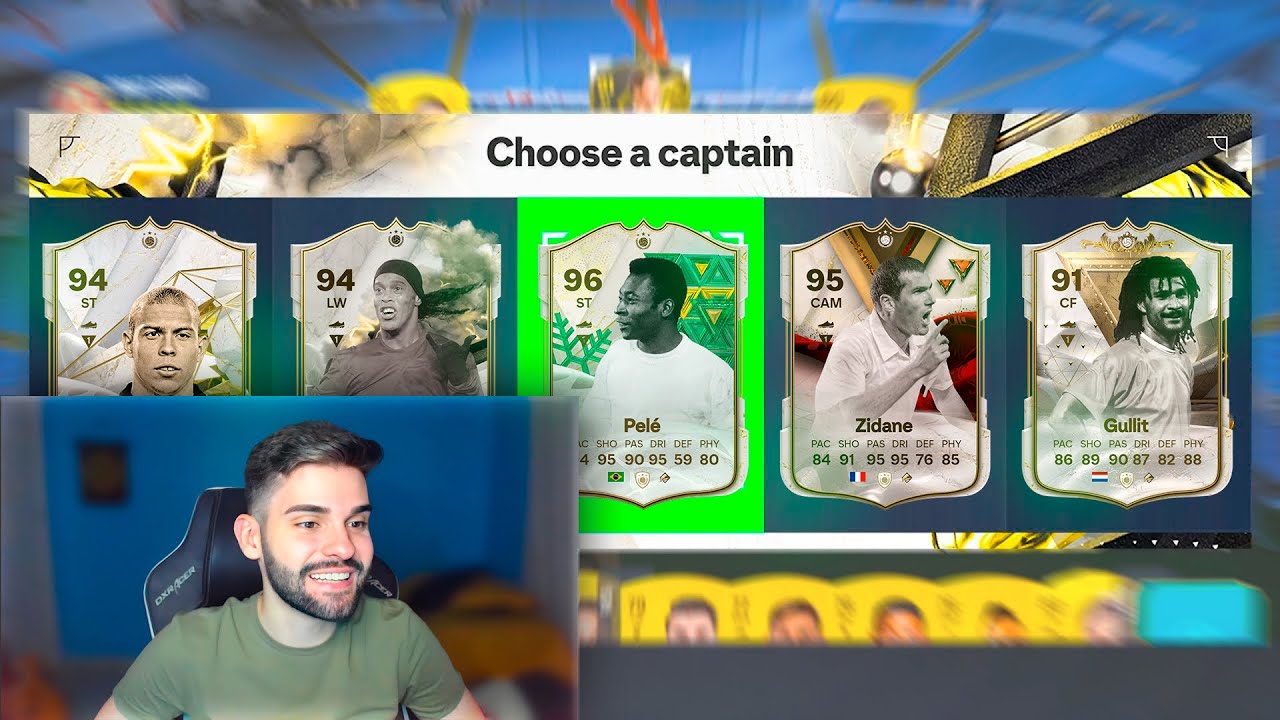 SÓ SAIU ICON NO DRAFT! OS MELHORES DA HISTÓRIA! EAFC 24 - YouTube