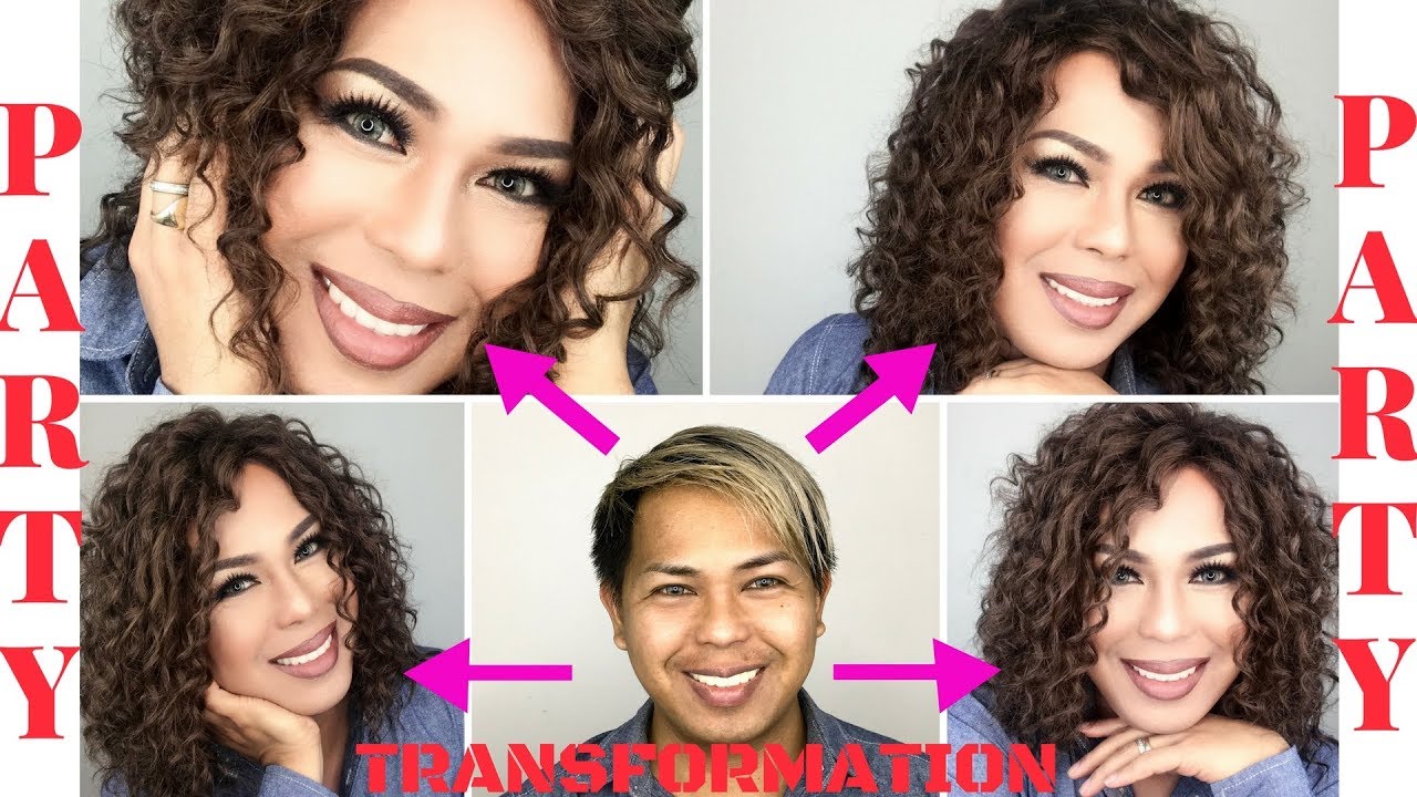 GUY TO NIGHT OUT PARTY MAKEUP LOOK TRANSFORMATION - YouTube