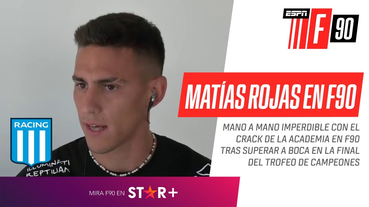 "#GAGO FUE EL GUÍA QUE NECESITABA #RACING": Matías #ROJAS IMPERDIBLE en ...