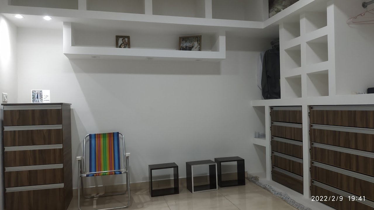 Como fazer Guarda roupa de Drywall no passo a passo parte 1. - YouTube