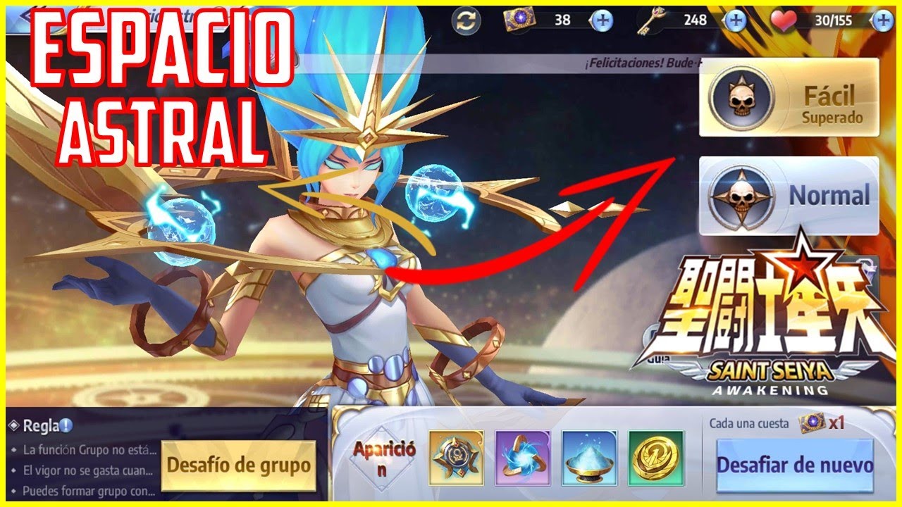 ¡OCTAVO SENTIDO! GUÍA de CÓMO PASAR ESPACIO ASTRAL *FÁCIL* | Saint Seiya Awakening KOTZ Español ...