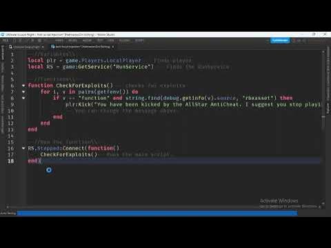 How to make an anti-script injection on Roblox Studio - YouTube