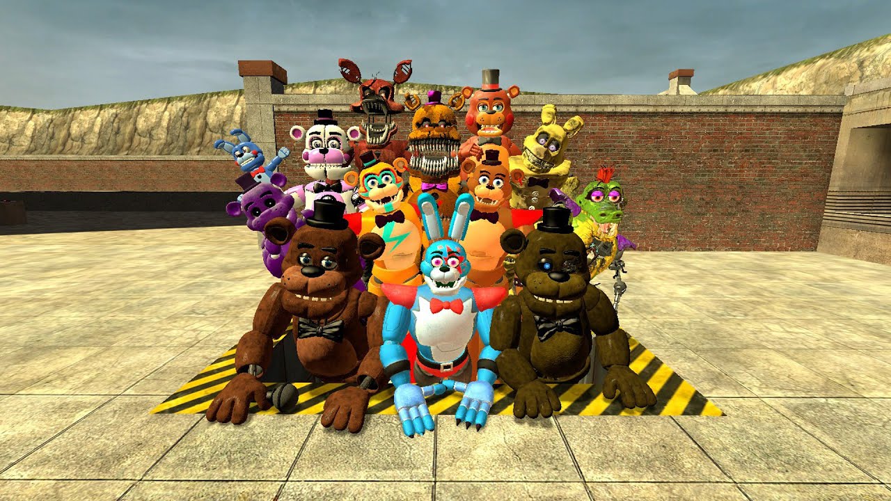 SPARTAN KICK RUBY FNAF SECURITY BREACH ANIMATRONIC In Garry's Mod ...