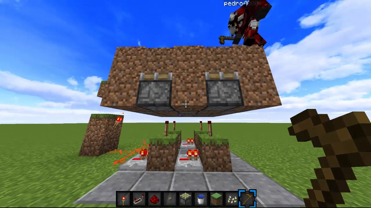 Granja semi-automática de calabaza/sandia Minecraft. - YouTube