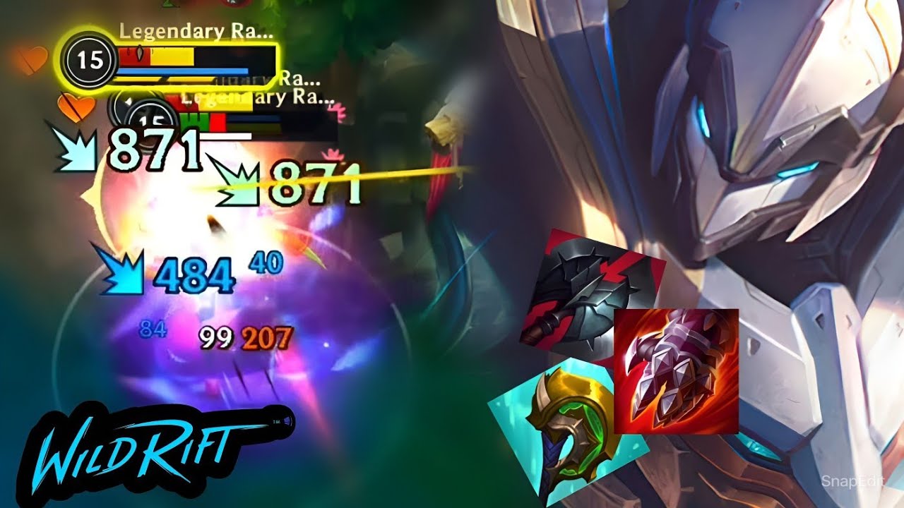 Wild rift sett"One Punch Man"build p2-sett vs Tryndamere baron lane ...