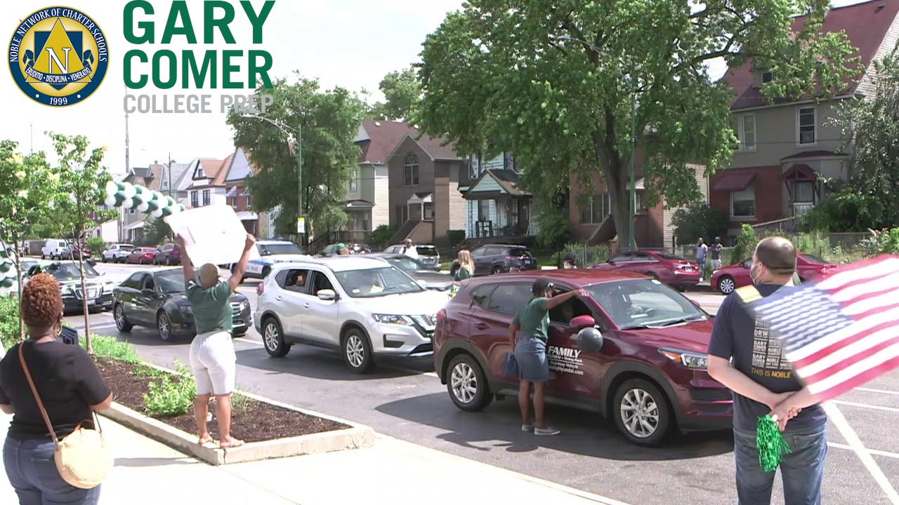 Gary Comer College Prep Drive Thru Graduation Class of 2020 - YouTube