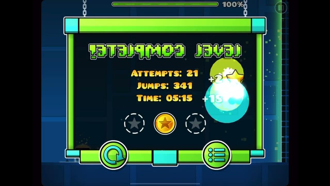 Geometry Dash - First 3 Levels Complete! - YouTube