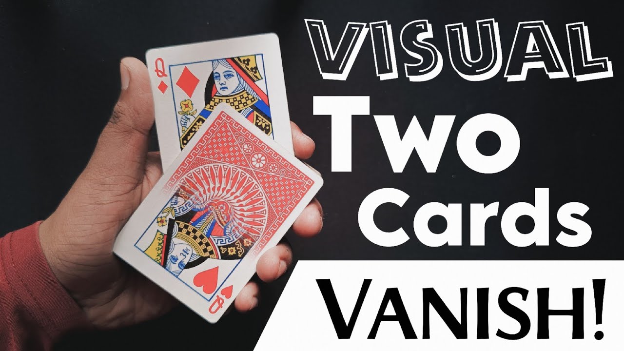 Visual Two Card Vanish Tutorial | Vanish Two Cards Visually From The Top Of The Deck - YouTube