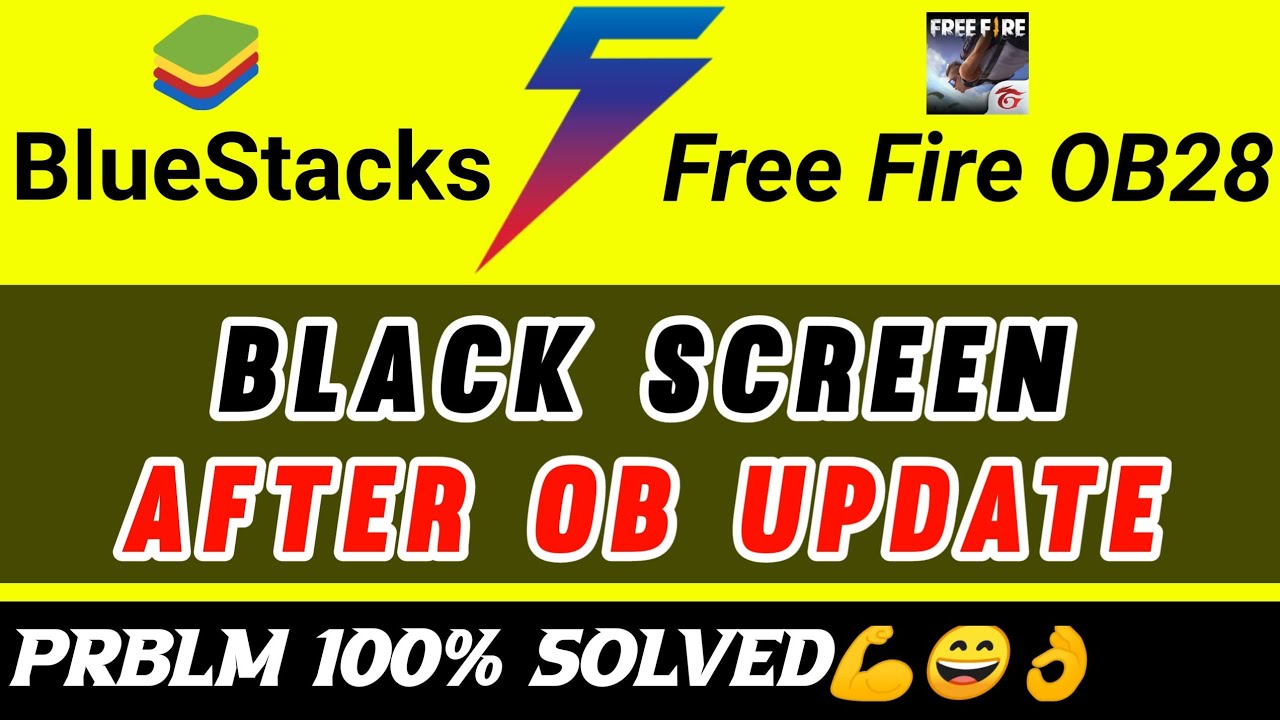 solve bluestacks 5 free fire black screen problem | free fire black ...