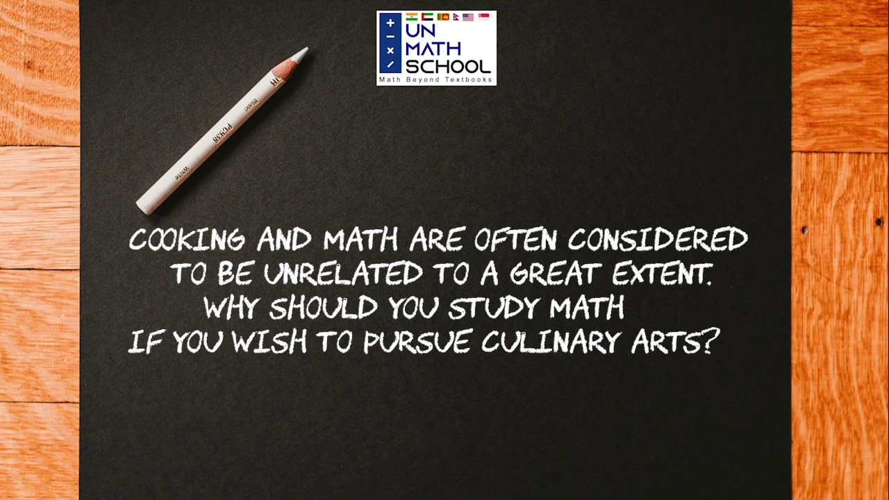 Math Talk | See How chef uses Mathematics in Culinary - YouTube