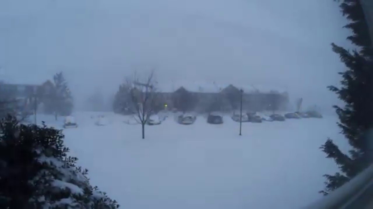 Snowmageddon 2016 in Frederick, MD - YouTube