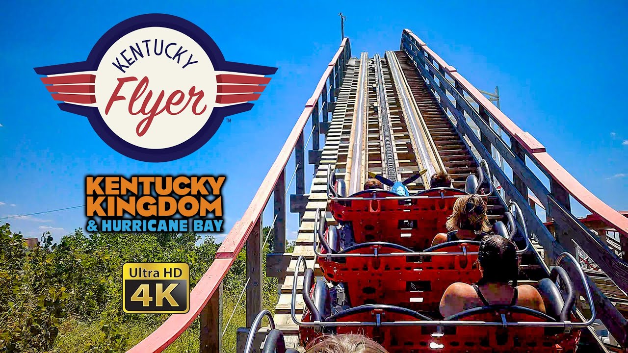 2022 Kentucky Flyer Roller Coaster On Ride Back Seat 4K POV Kentucky Kingdom - YouTube