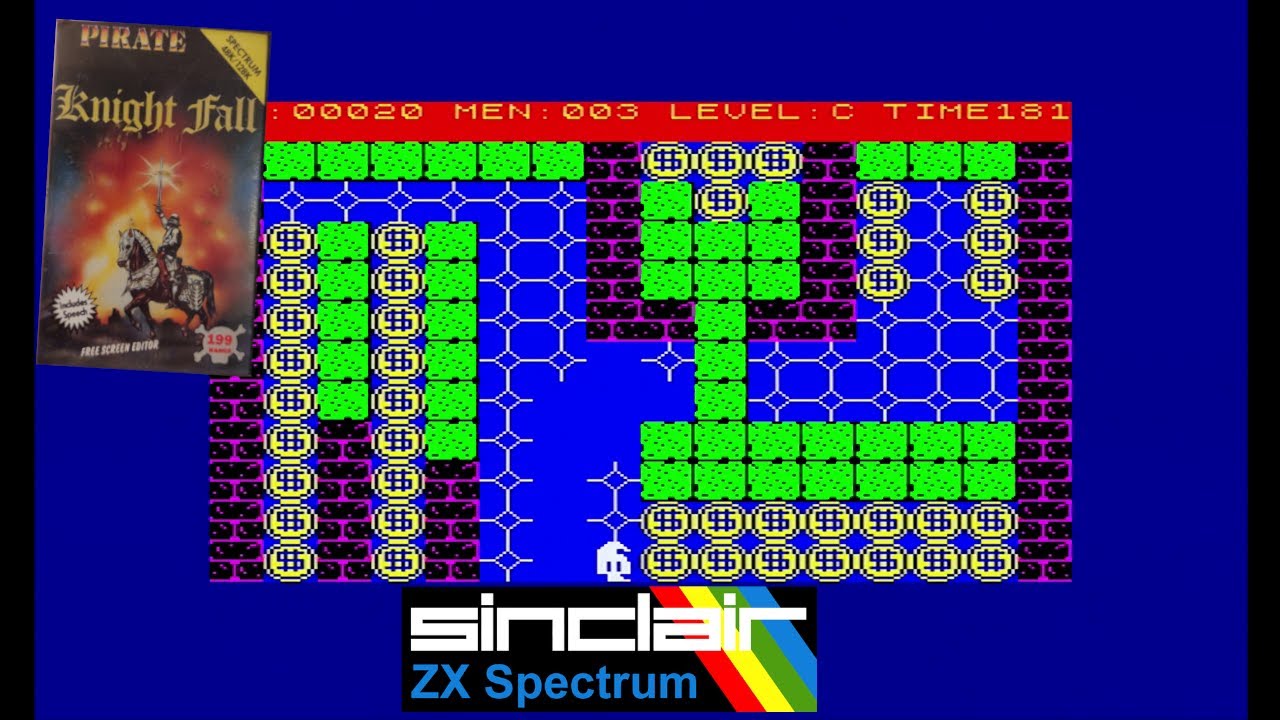 ZX Spectrum Games - Knight Fall - YouTube