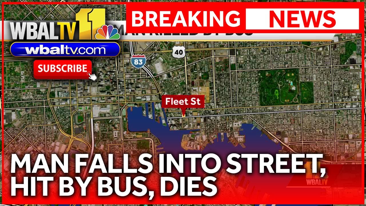 Man falls into street, hit by bus, later dies - YouTube