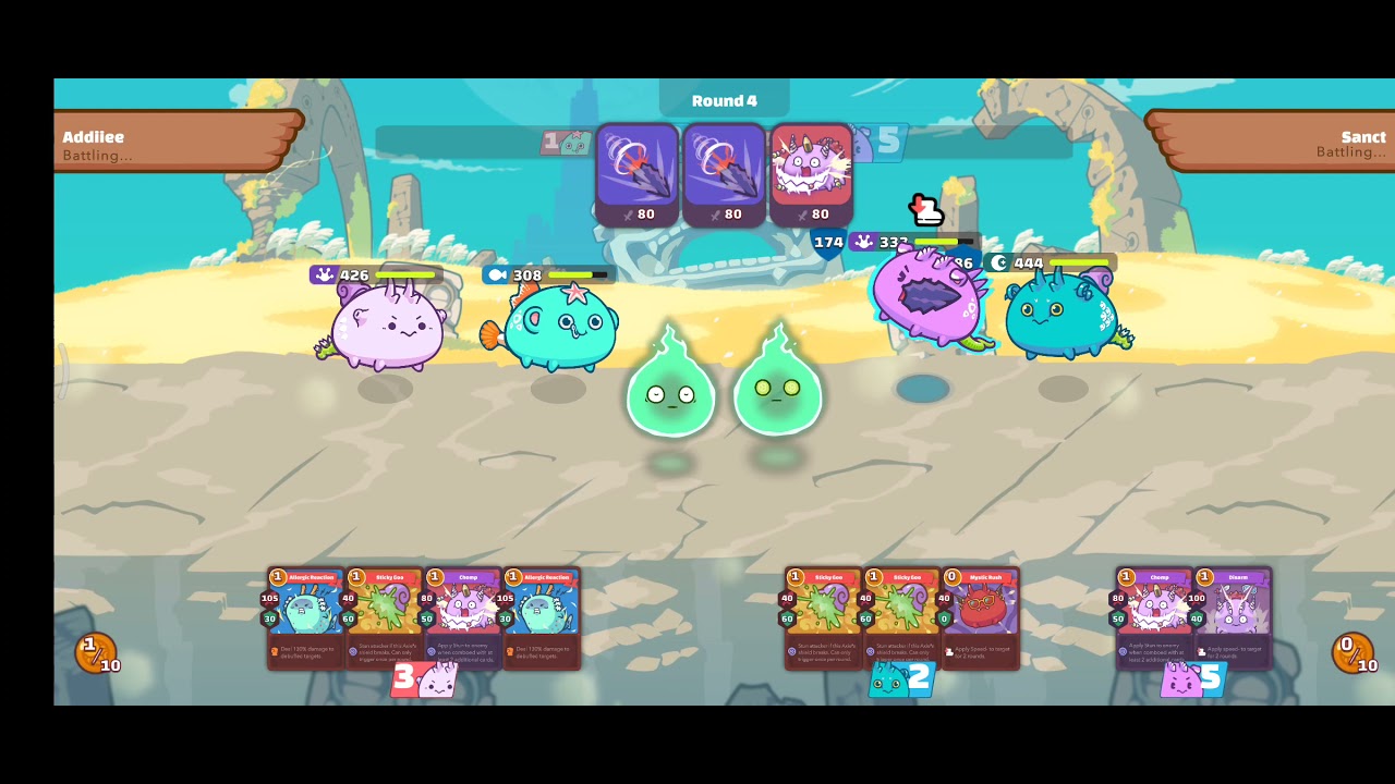 RAP AXIE TEAM GAMEPLAY - YouTube