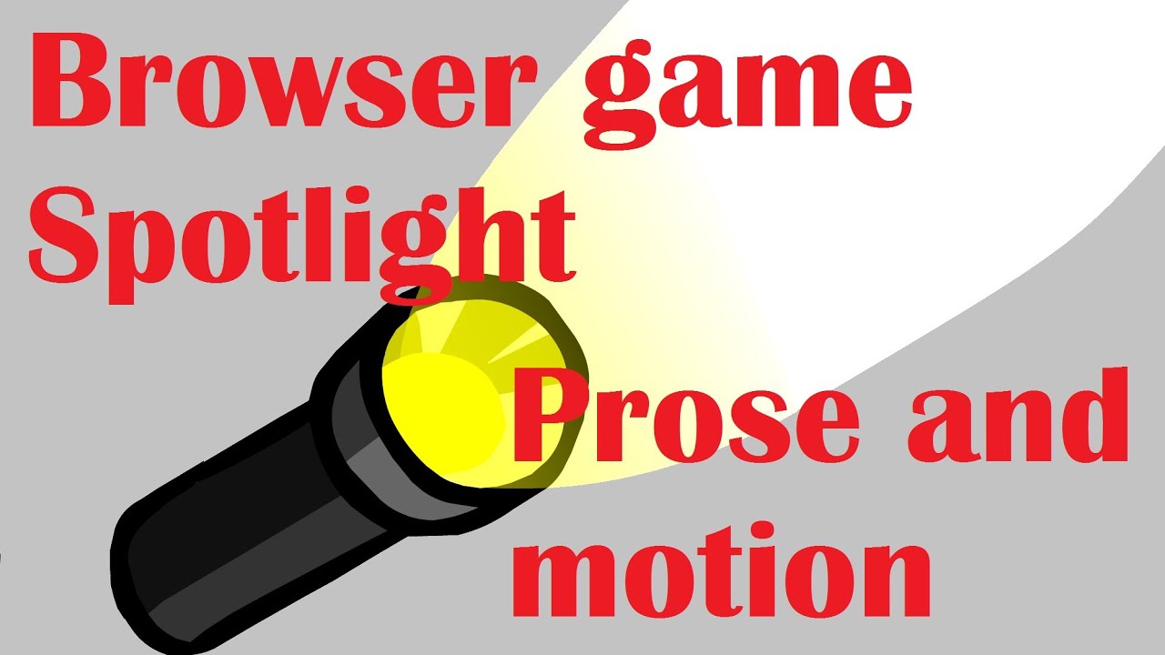 Browser game spotlight : Prose and Motion - YouTube