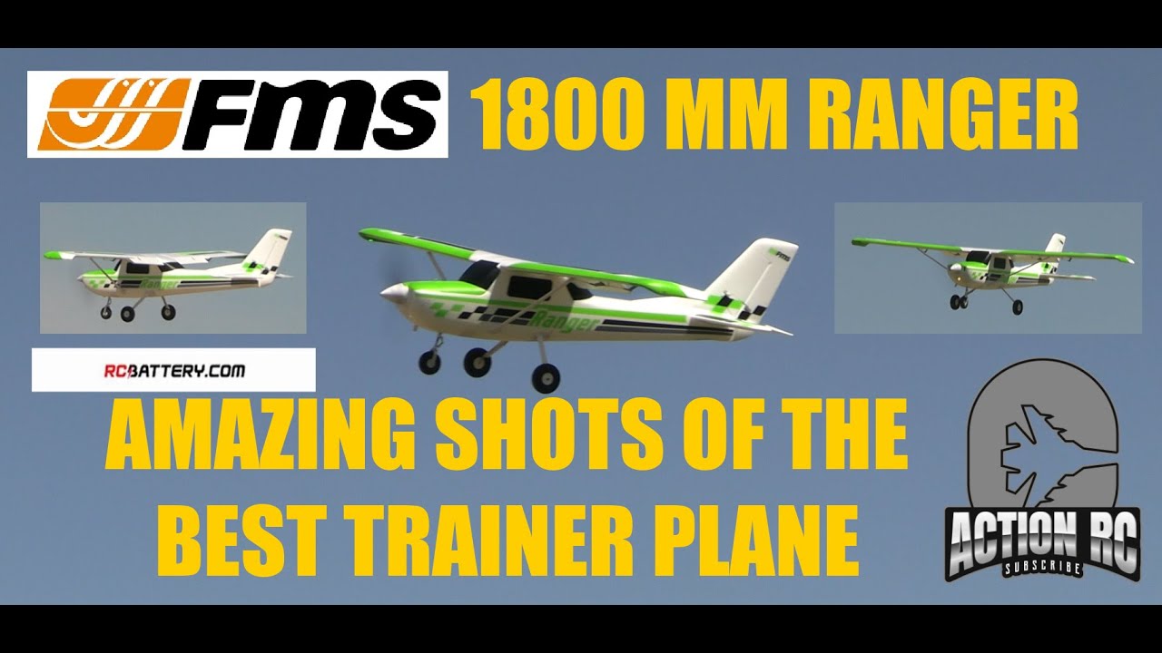 Best Beginner RC Trainer Plane flying, with Amazing Shots "In Slow ...