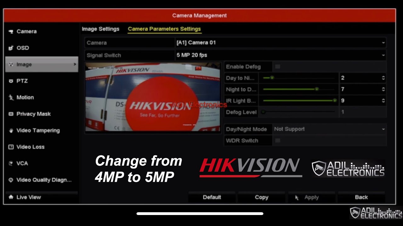 Hikvision 5MP Camera: Change 5MP Camera Resolution from 4MP to 5MP ...