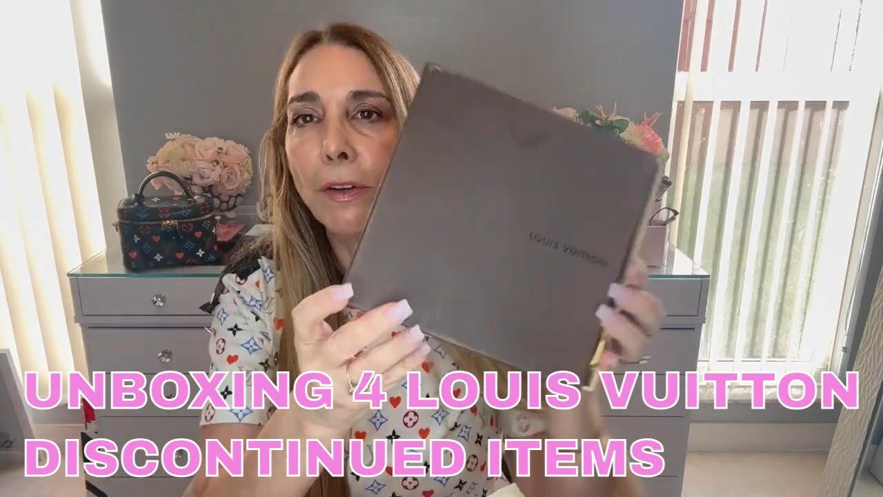 UNBOXING 4 LOUIS VUITTON DISCONTINUED ITEMS | LV PRELOVED PURCHASES - YouTube