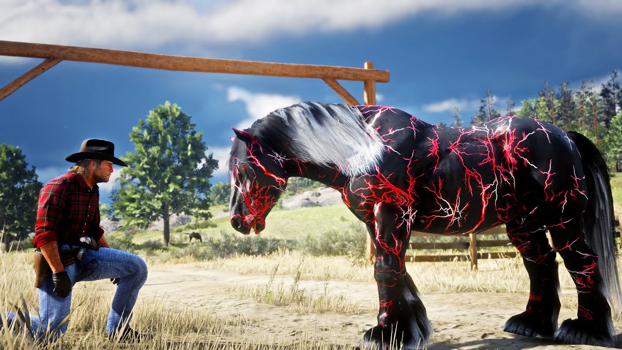 Arthur Tames the Legendary Red Thunderstrike Beast Near Emerald Ranch ...