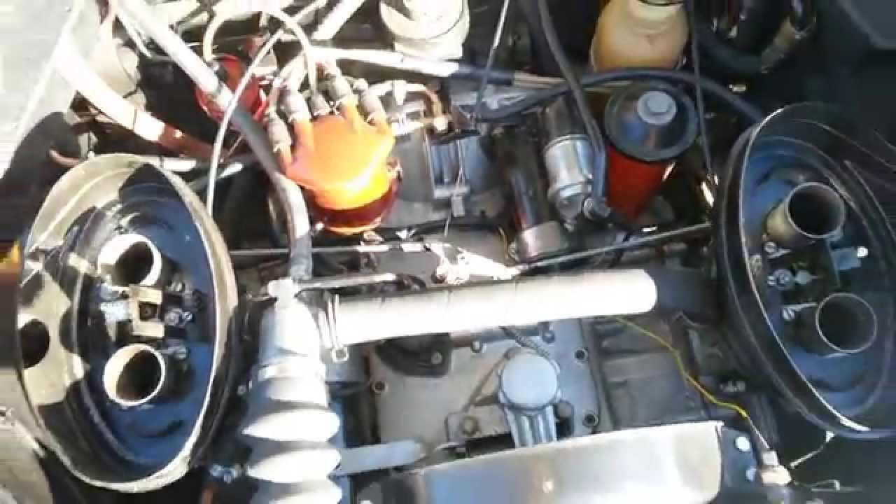 Lancia Flavia Vignale (1962) 1500cc 90HP bicarb. 815.100 boxer engine ...