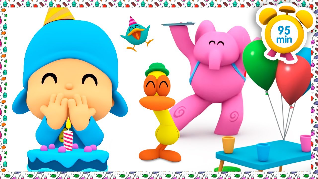 🎂 POCOYO in ENGLISH - HAPPY BIRTHDAY SURPRISE [95 min] Full Episodes ...