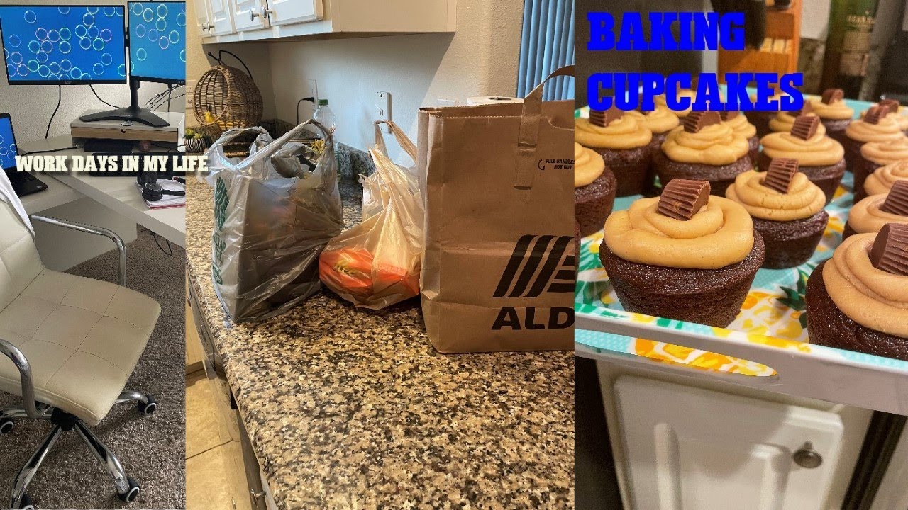 VLOG: WFH DAY IN THE LIFE/ GETTING THINGS DONE AFTER WORK//BAKING ...