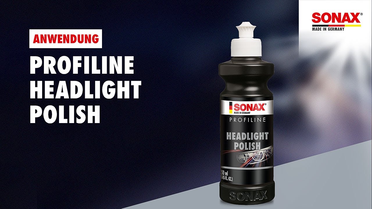 Anwendung SONAX PROFILINE HeadlightPolish + SONAX PROFILINE ...