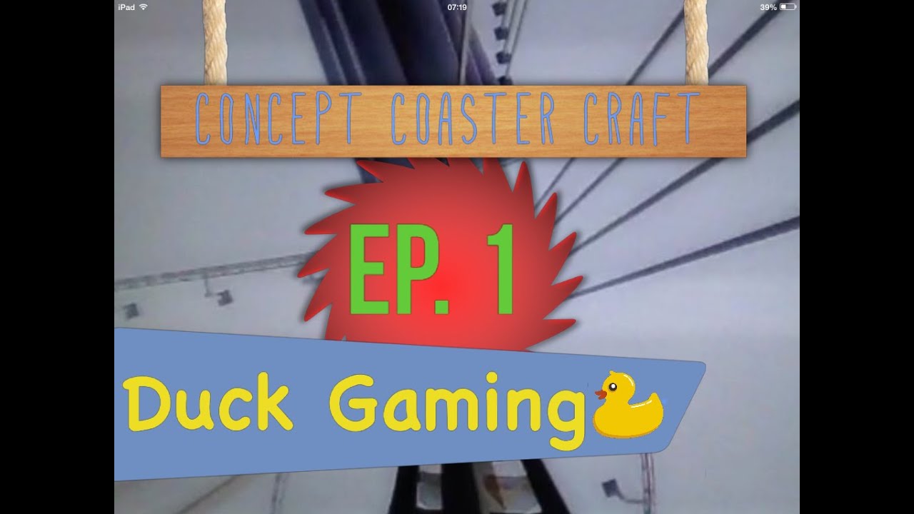 Concept Coaster Craft - Ep. 1 | AWESOME COASTER - YouTube