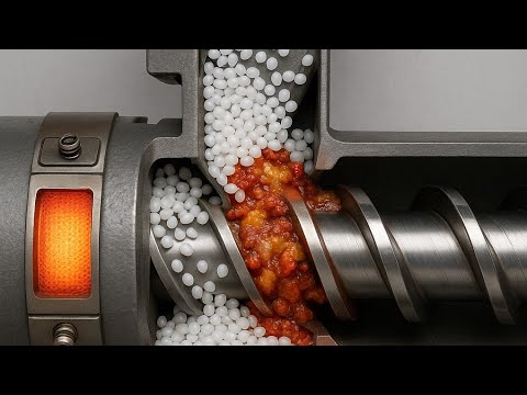 High Feed zone temperature in barrel of injection molding - YouTube