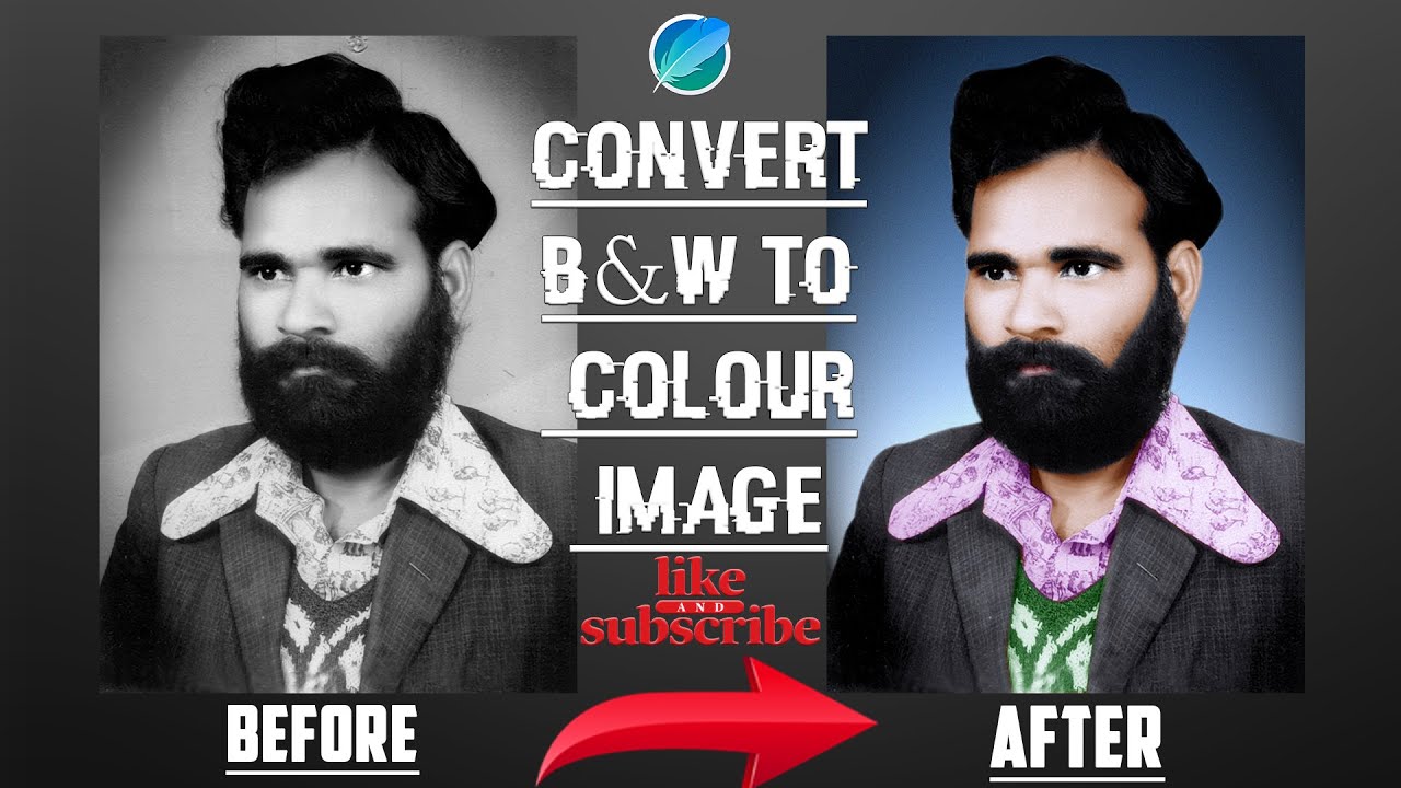 How to Change Black and White into Color Photo in Adobe Photoshop Cs2 ...