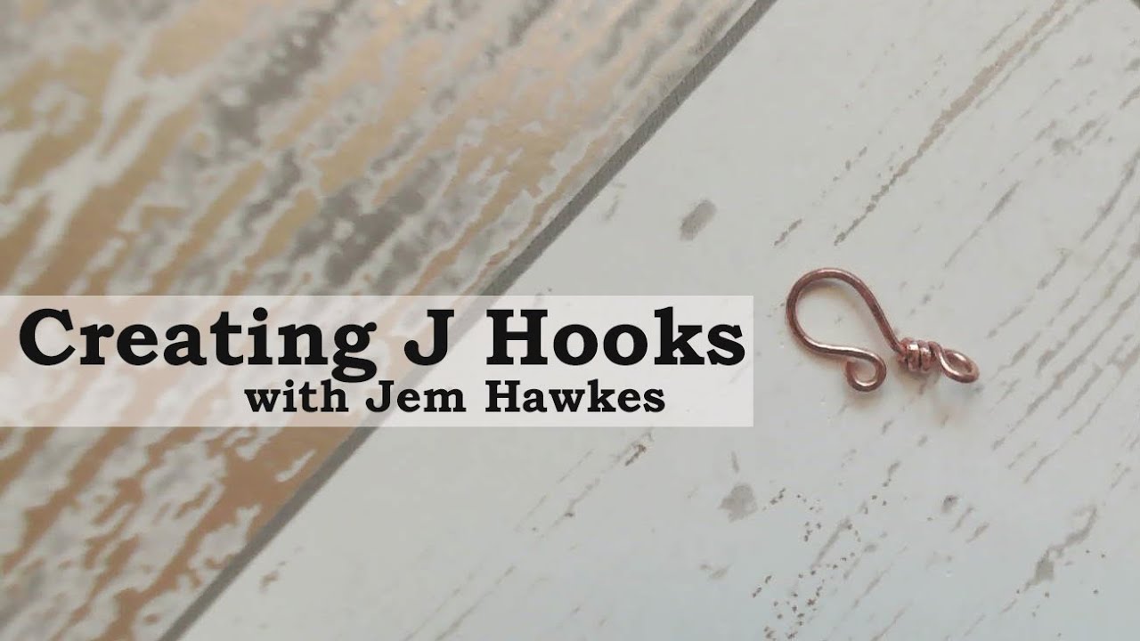 Jewelry Making How-To: Creating J Hooks - YouTube