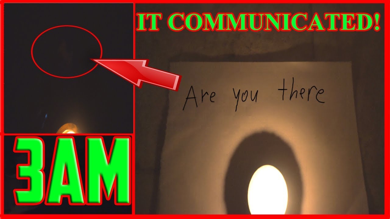 (GONE WRONG) I SPOKE WITH THE DEMON // 3 AM PAPER CHALLENGE PROOF HES ...