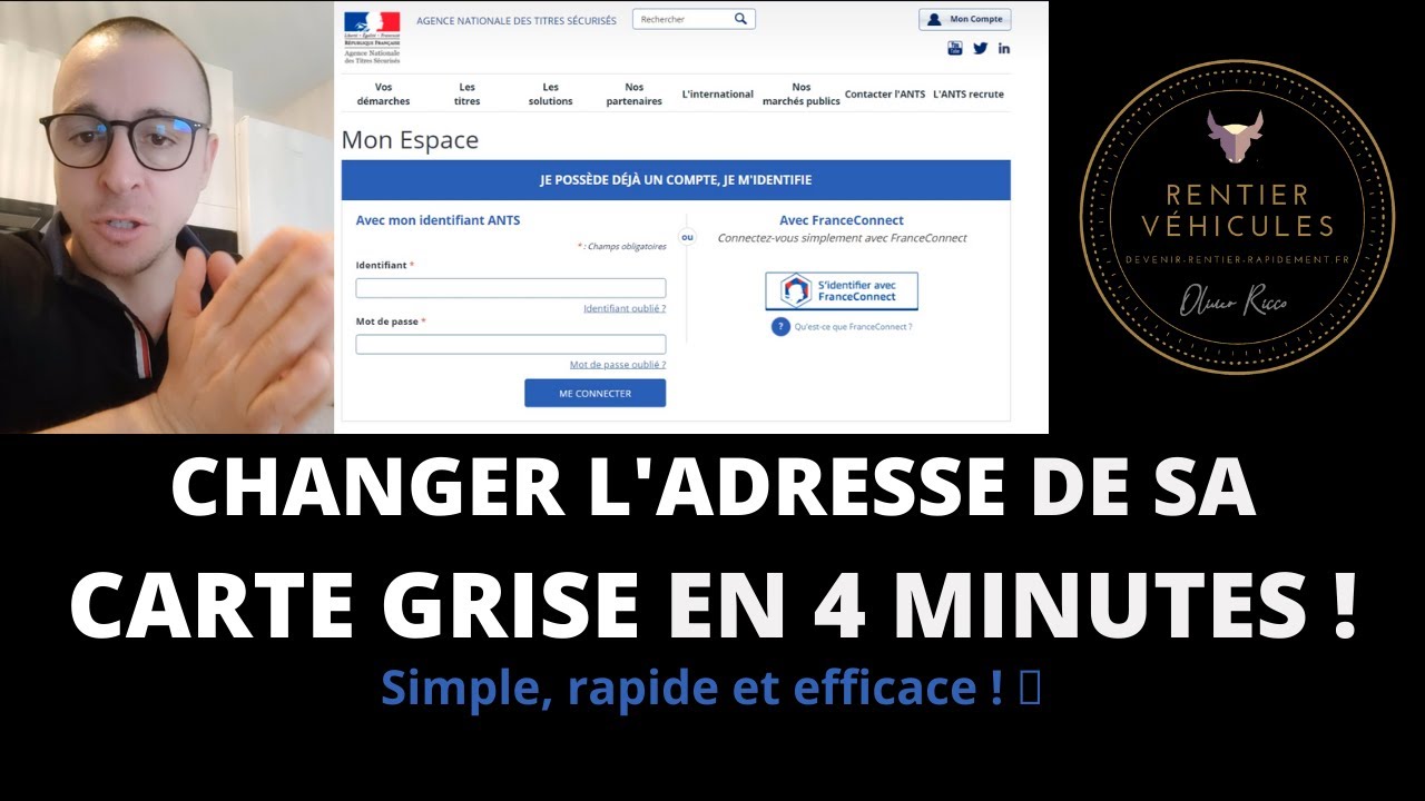 Comment Changer Adresse Carte Grise