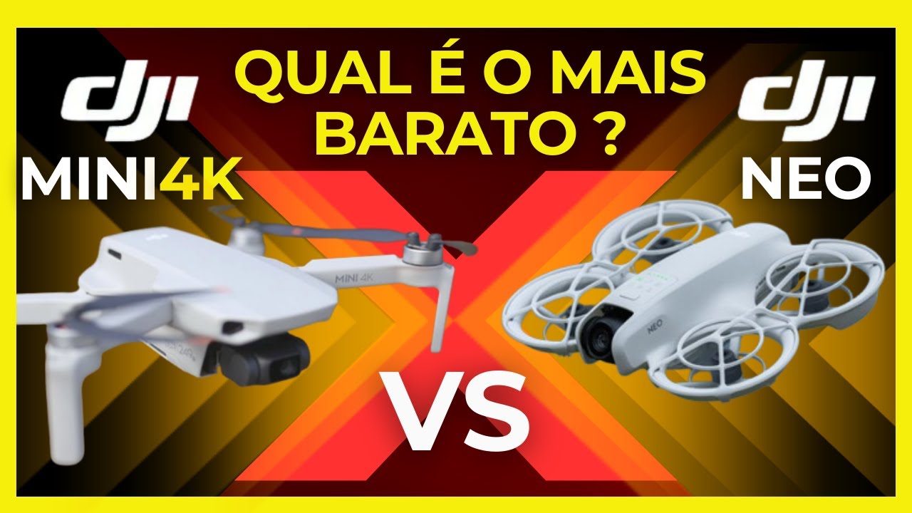 DJI NEO X MINI4K: Qual deles é realmente o drone mais barato? - YouTube