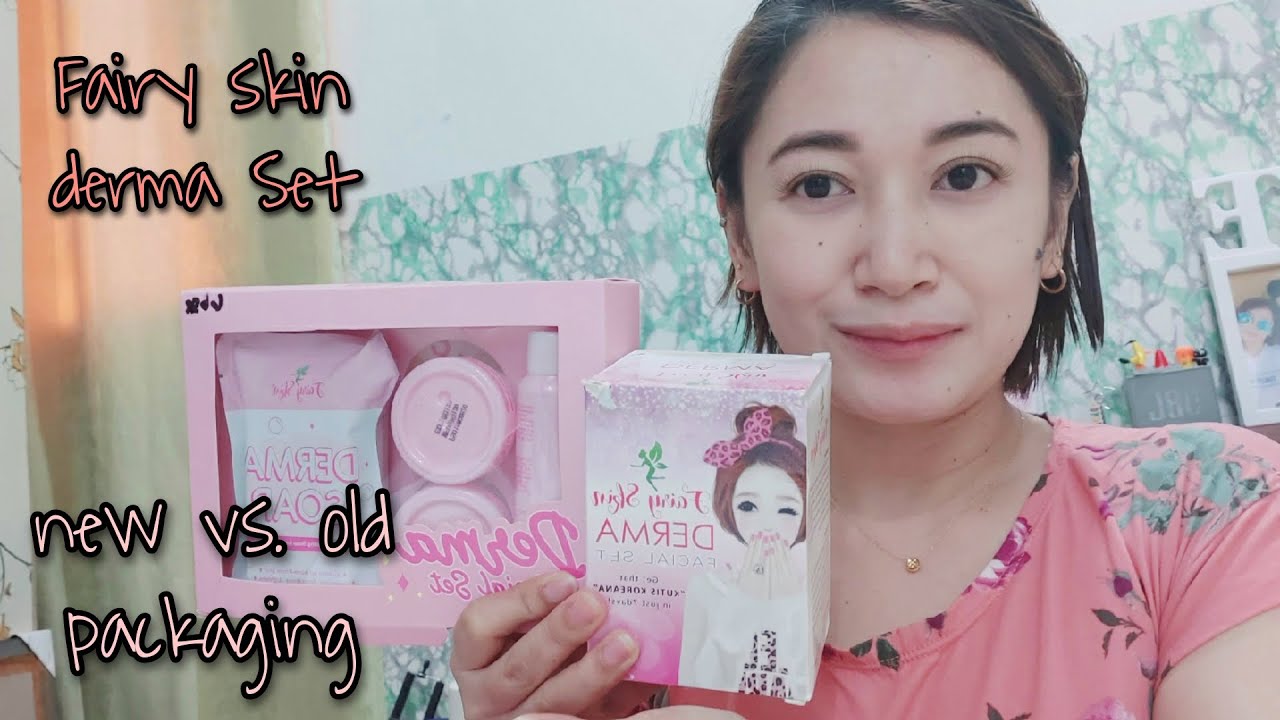 NEW VS. OLD PACKAGING FAIRY SKIN DERMA FACIAL SET - YouTube