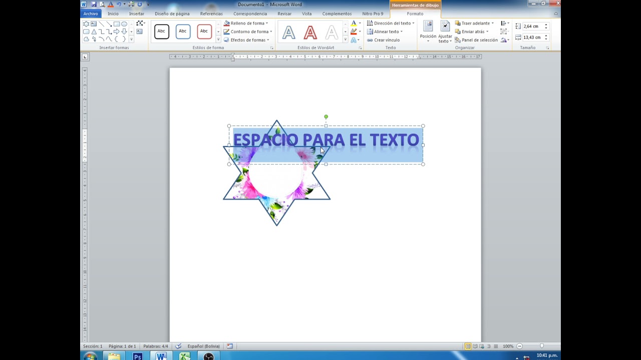 Insertar Autoformas y WordArt - YouTube