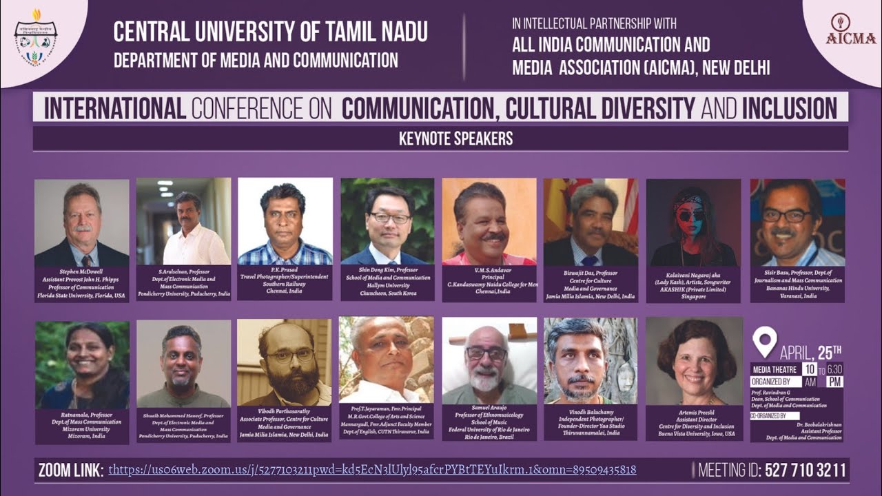 Keynote Session I and Presentation - "Communication, Cultural Diversity ...