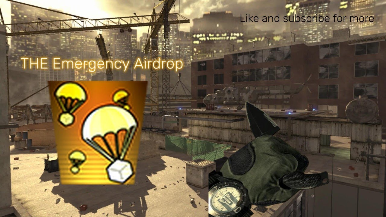 Knife Emergency Airdrop (Modern Warfare 2 2009) - YouTube