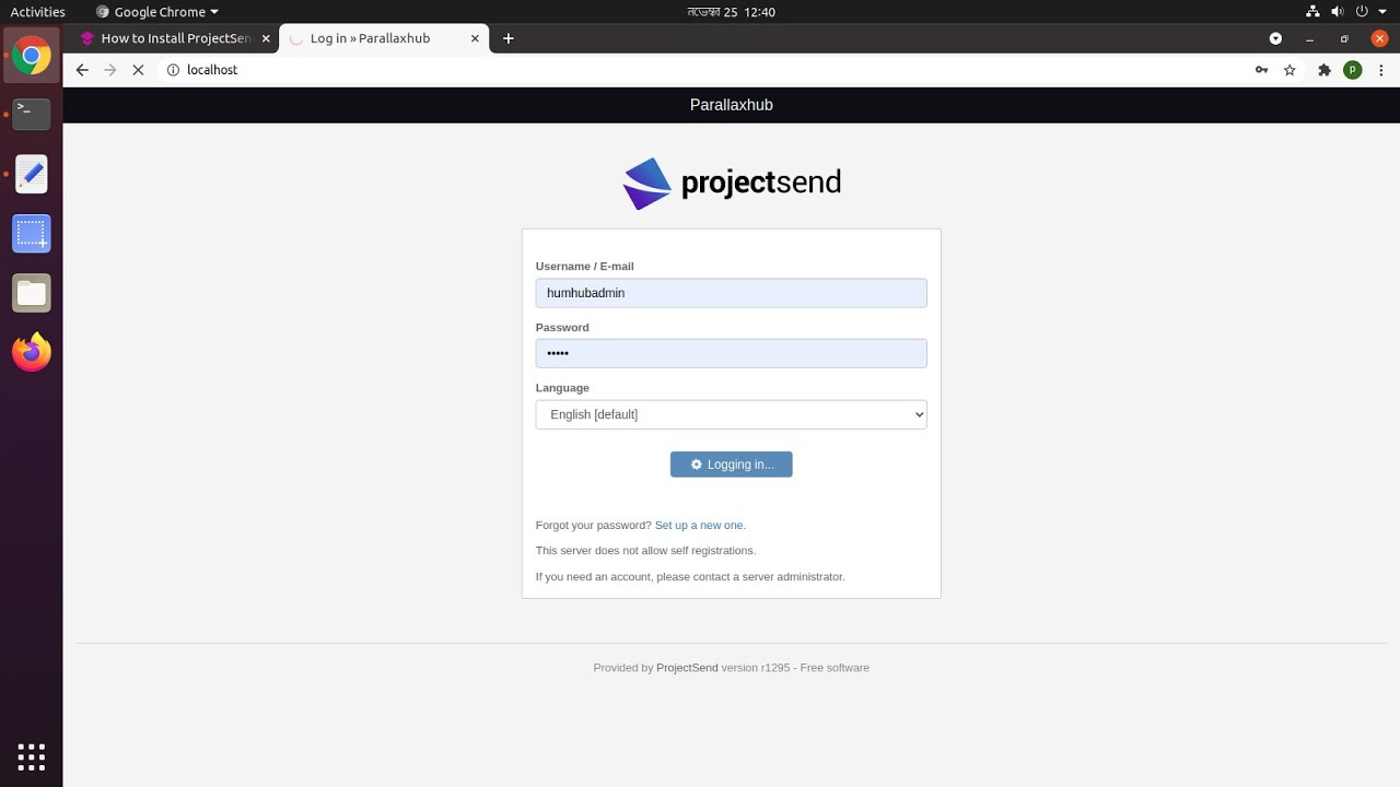 ProjectSend Installation Services - YouTube