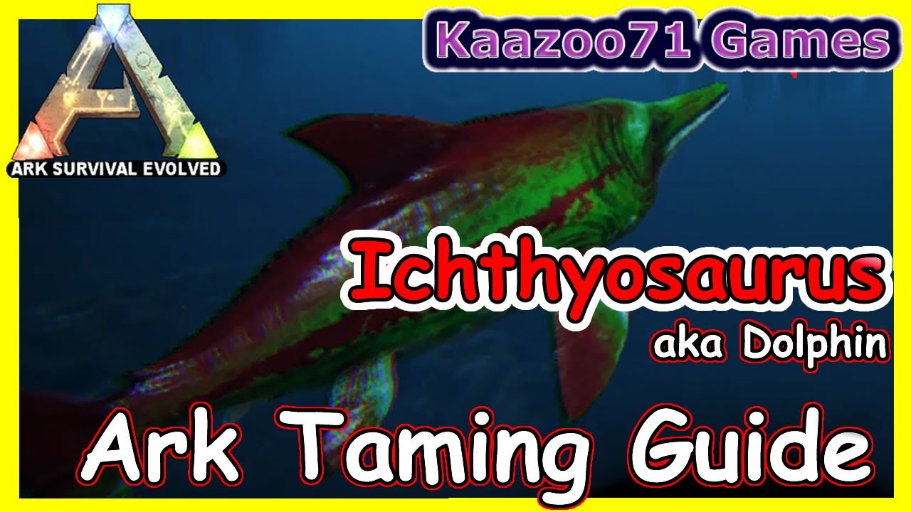 How to Tame a Dolphin in Ark 💥 Using the Taming Hud - YouTube