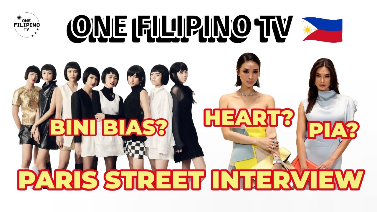 PARIS STREET INTERVIEW BINI BIAS? HEART? PIA? #filipino #philippines ...