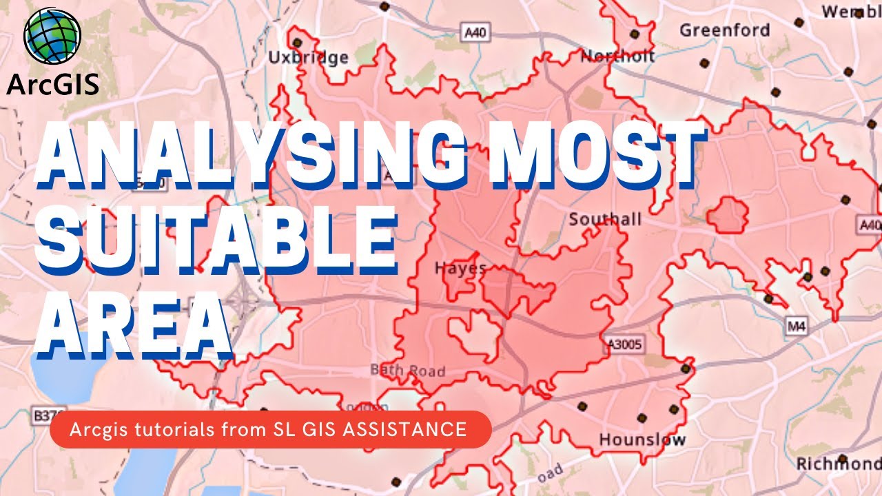 Finding Most Suitable Area (Site selection analysis) in ArcGIS - YouTube