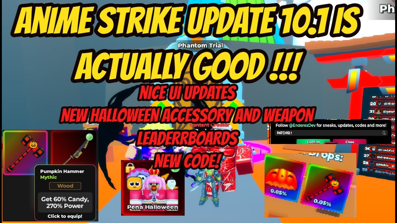 Anime Strike Update 10.1 - New Halloween Weapon and Accessory + New ...
