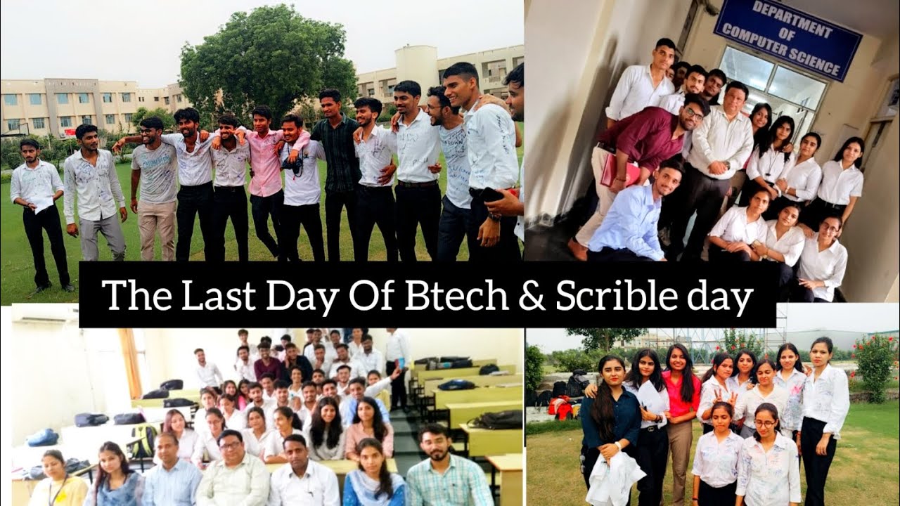 Last vlog of college days🥺 ️ 2019-2023 Btech CSE 💖 ...